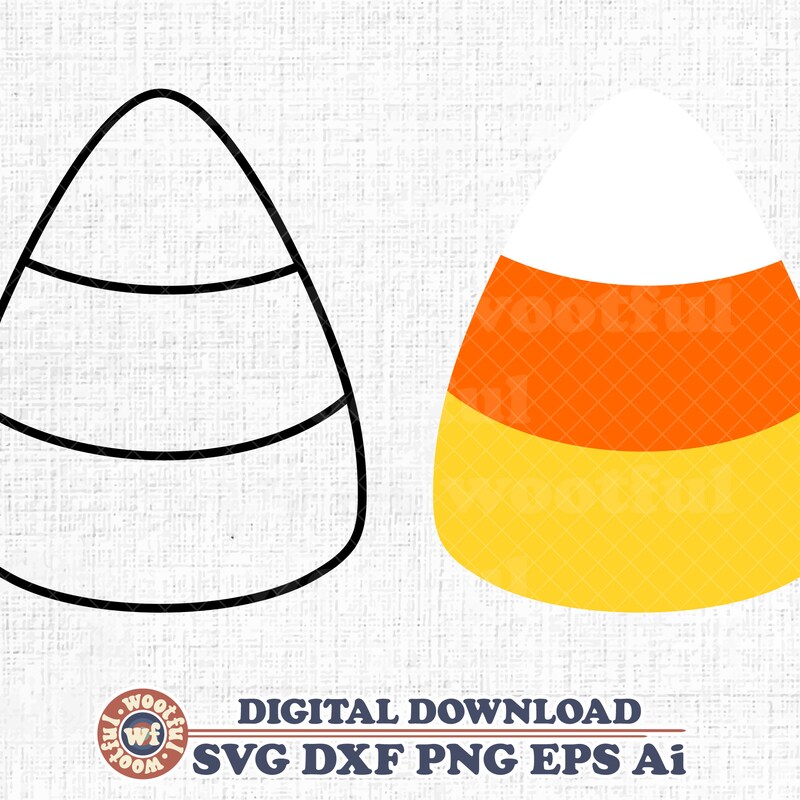 Candy Corn Clipart - Etsy