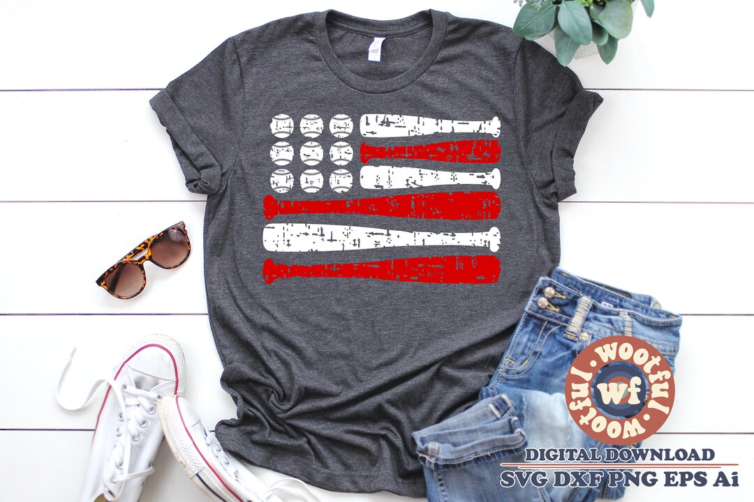 USA Baseball Flag Svg, USA Baseball Softball Flag Svg, Grunge Svg ...