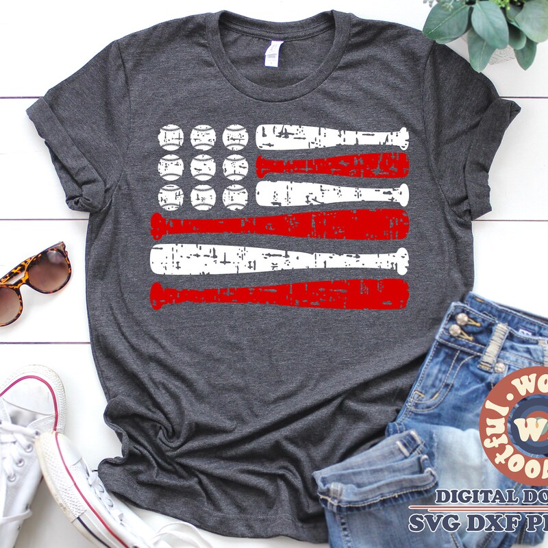 Baseball Flag Svg - Etsy