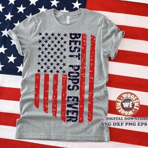 Best Pops Ever Svg, Grunge Svg, Father Svg, Father's Day Svg, Dad Svg ...