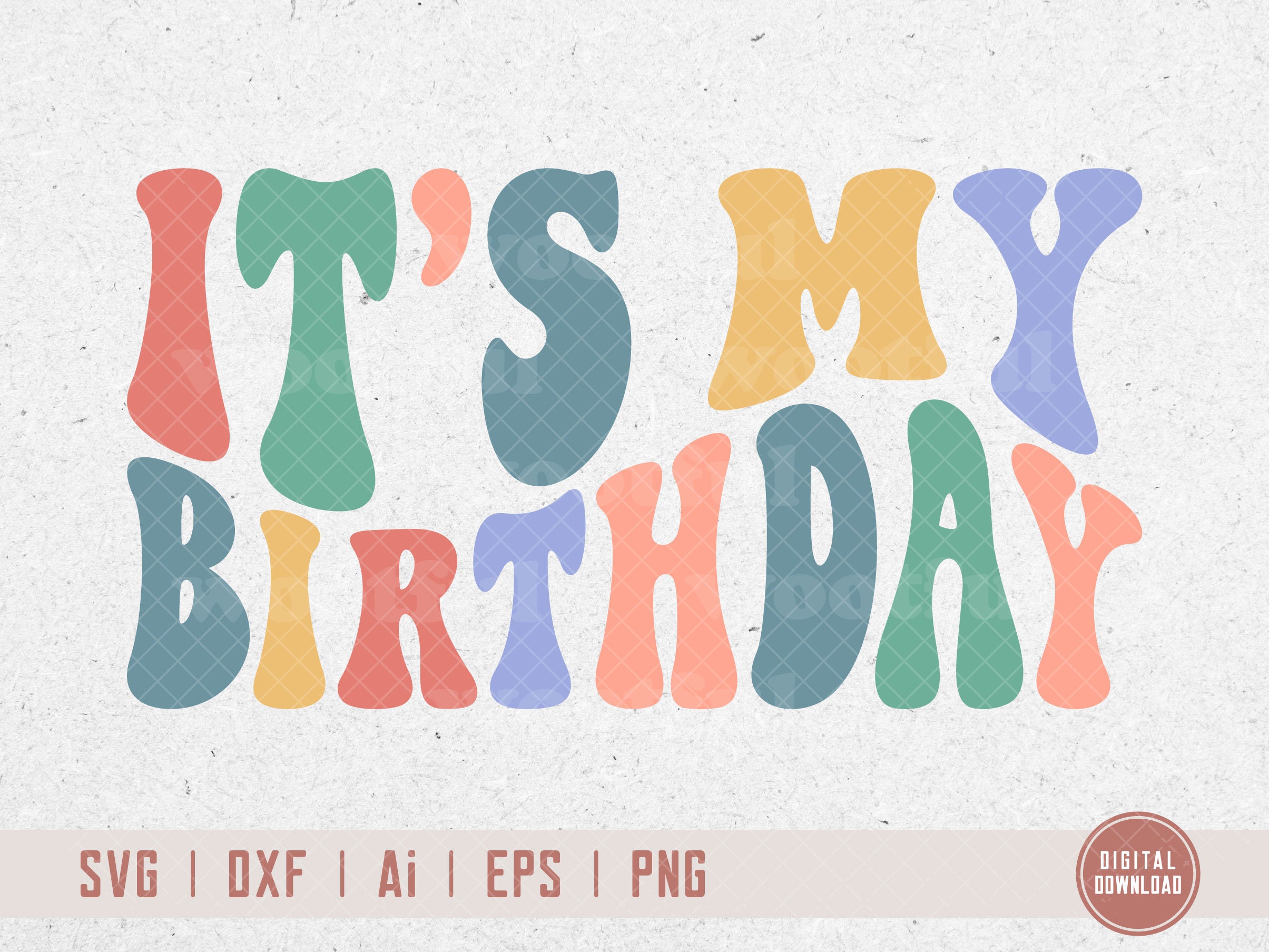 It's My Birthday Svg Girls Birthday Svg Groovy Birthday - Etsy Australia