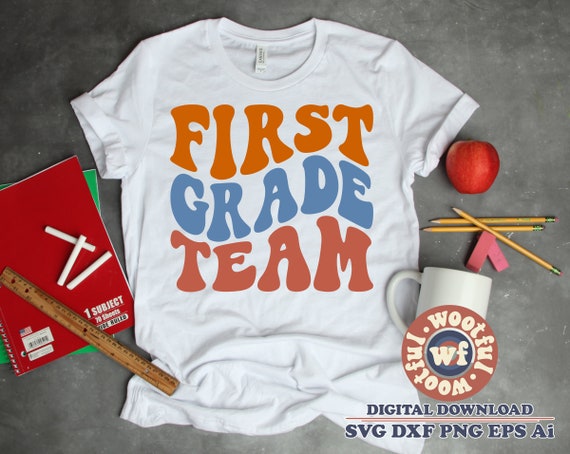 First Grade Team Svg 1st Grade Team Svg Teacher Svg Back to - Etsy