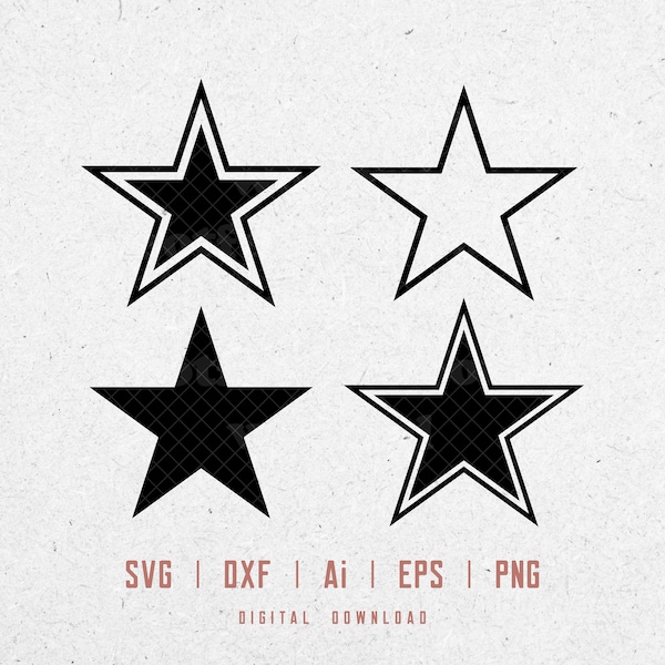 Stella svg - Etsy Italia