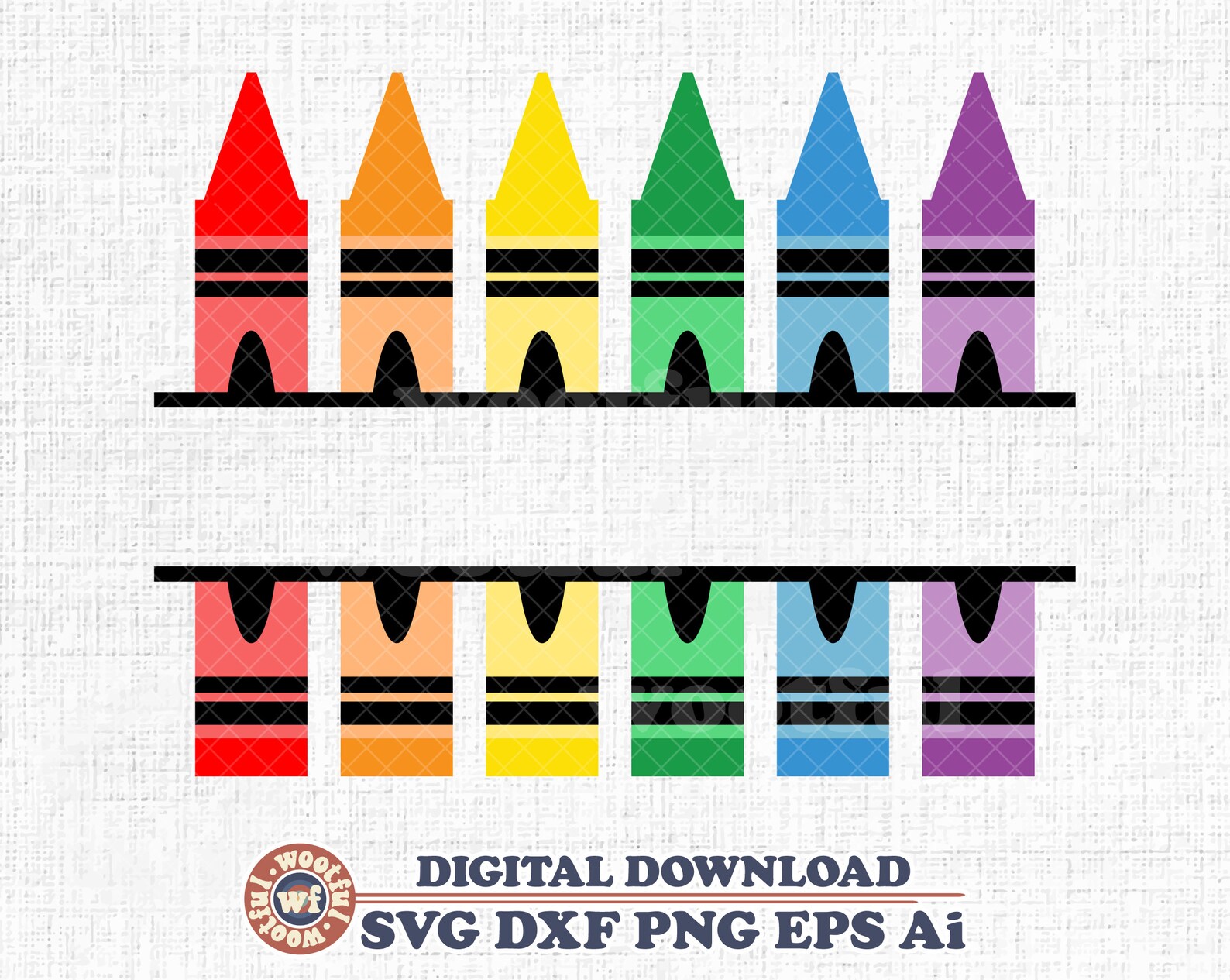 Crayon Svg Crayon Monogram Svg Cray Svg Crayons Clipart - Etsy