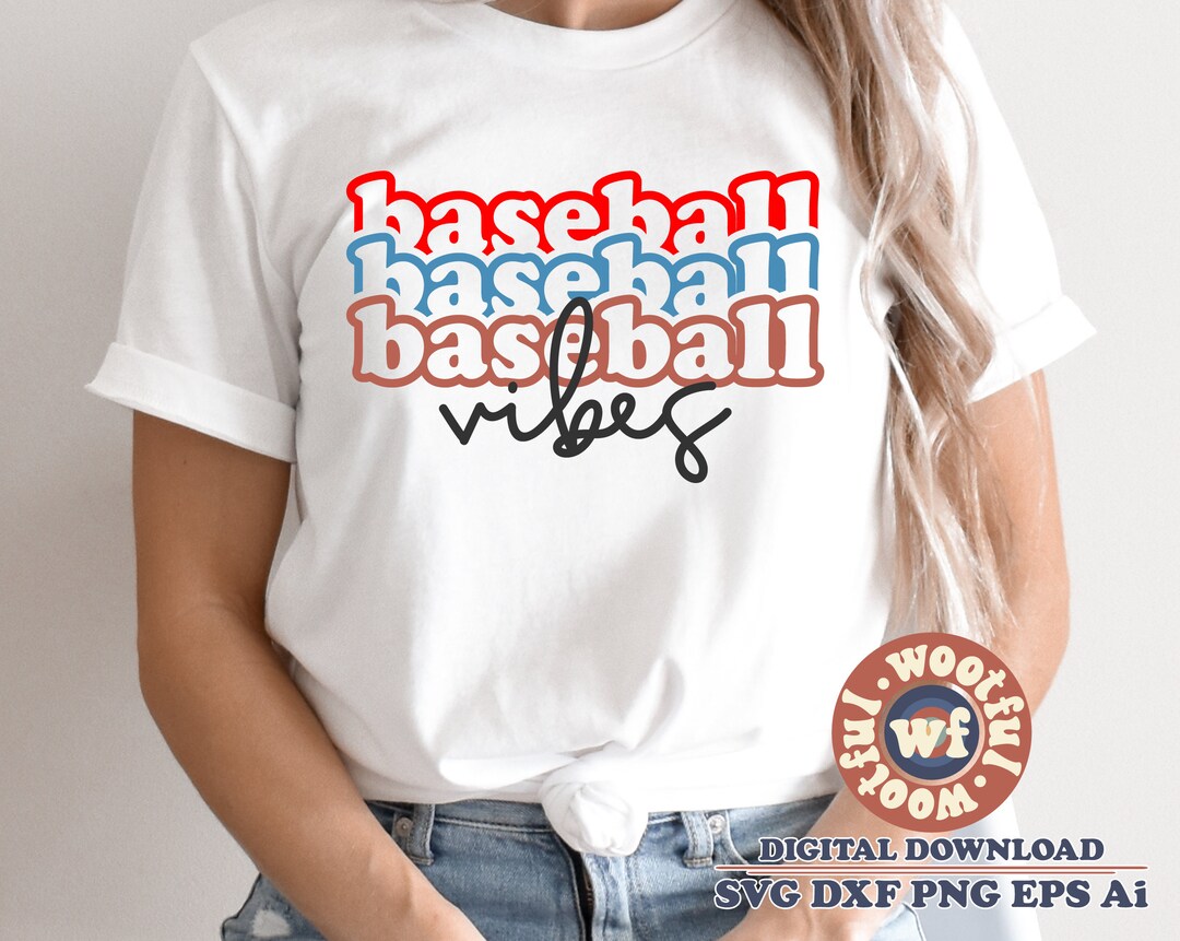 Baseball Vibes Svg, Baseball Fan Svg, Baseball Svg, Baseball Mom Svg ...