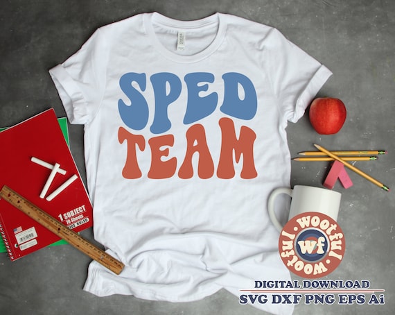 SPED Team Svg Special Education Svg Special Ed Svg Educator | Etsy