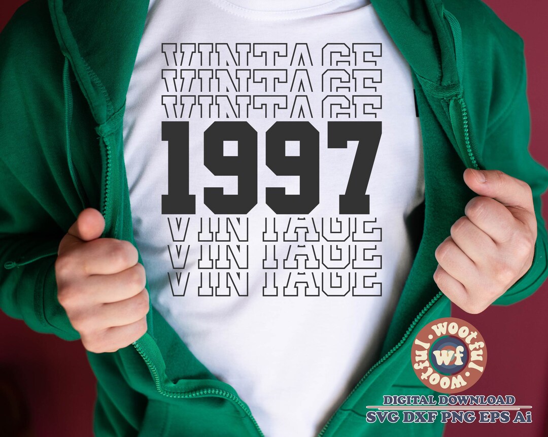 Vintage 1997 Svg, Mens Birthday Svg, Happy Birthday Svg, It's My ...