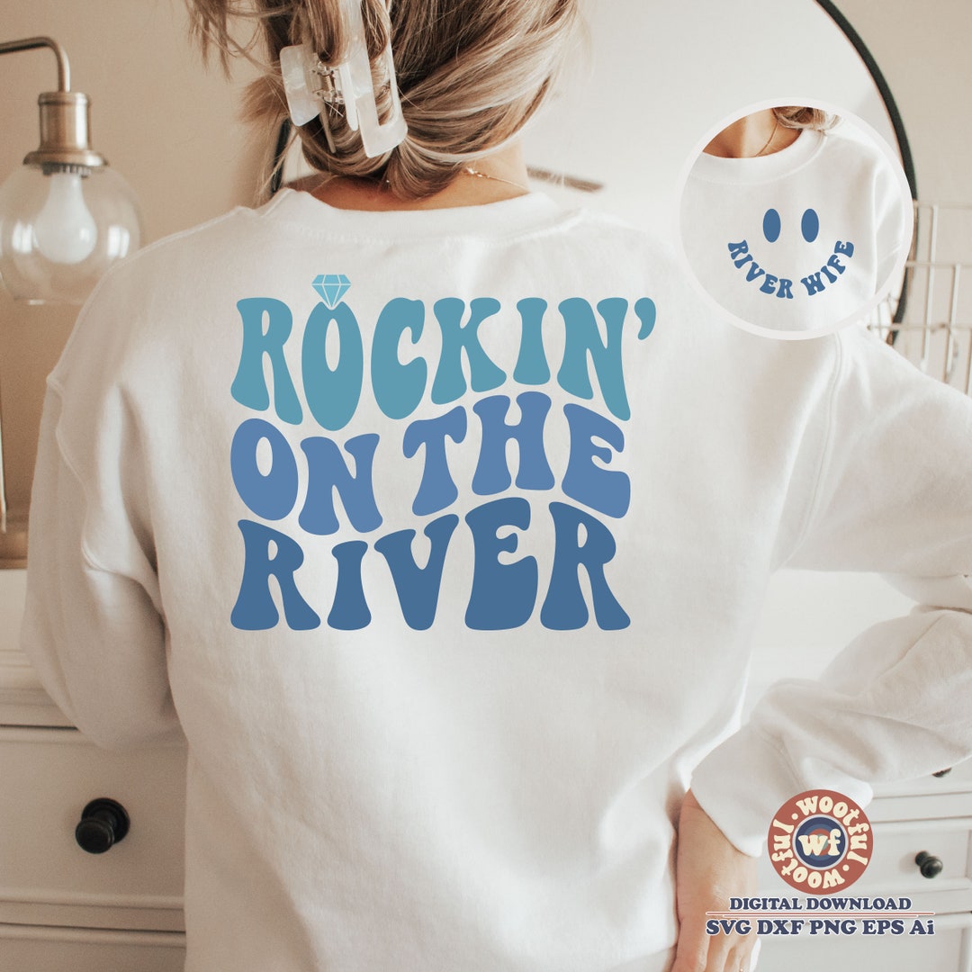 Rockin' on the River Svg, River Wive Svg, Bride Svg, Wedding Svg ...