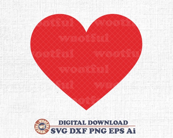 Heart Svg Love Svg Heart Shape Svg Red Heart Svg - Etsy
