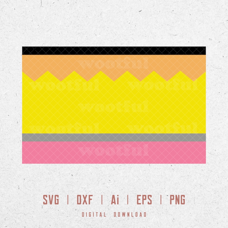 Designed Pencil Clipart - Etsy