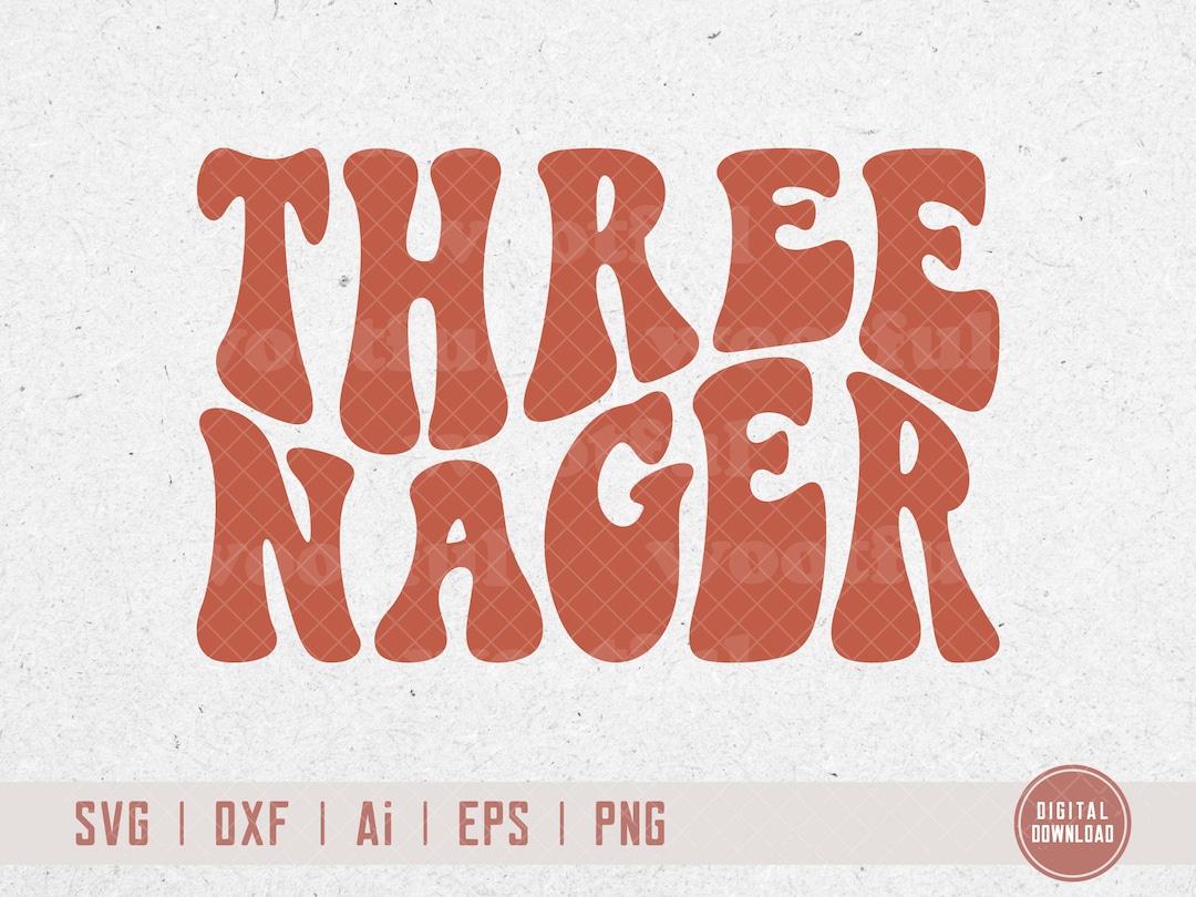 Threenager Svg, Three Svg, Boys Birthday Svg, I Am 3 Svg, 3rd Birthday ...