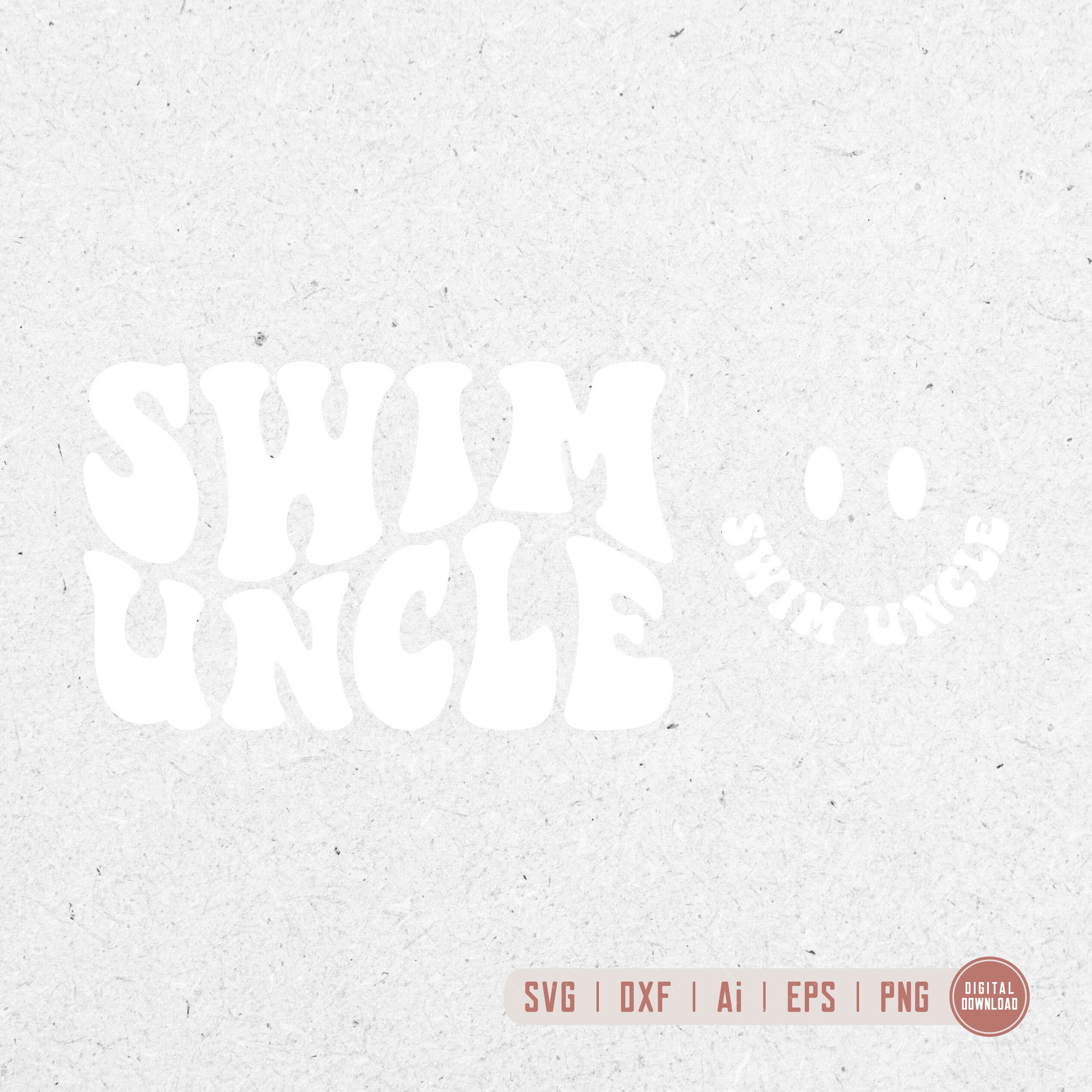 Swim Uncle Svg, Swimming Fan Svg, Wavy Letters Svg, Swimming ...