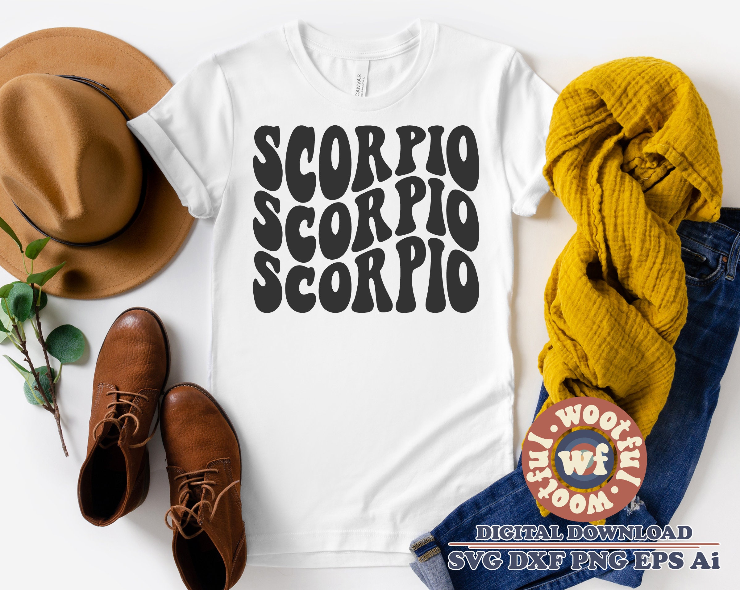 Scorpio Svg, Zodiac Svg, Astrology Svg, Religion Svg, Boho Svg, Wavy ...
