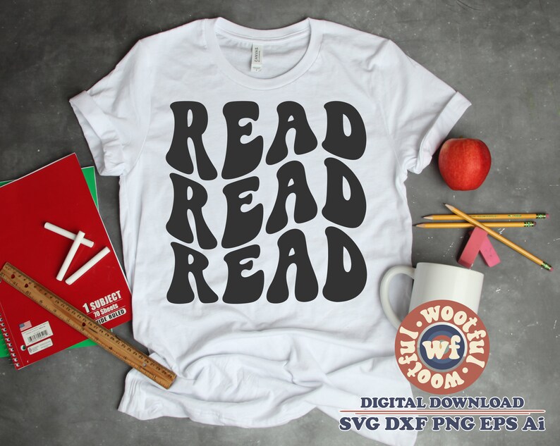 Read Svg, Reading Svg, Librarian Svg, Teacher Svg, Back to School Svg ...