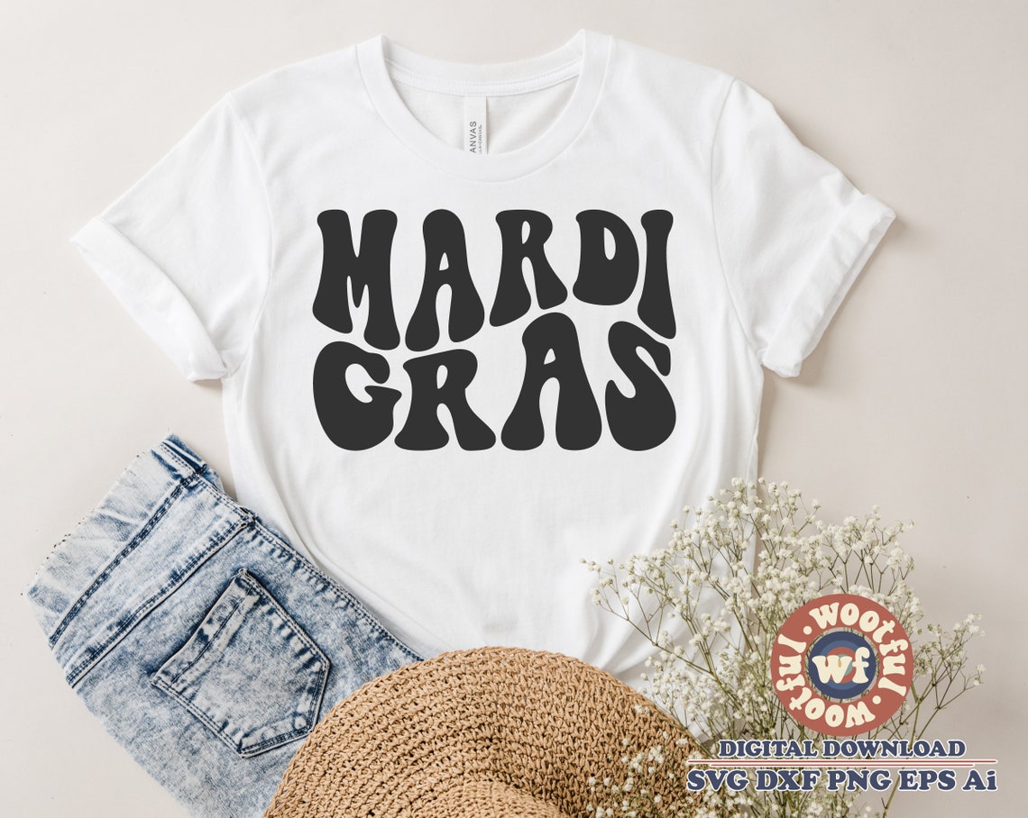 Mardi Gras Svg Fat Tuesday Svg Louisiana Svg Groovy Svg - Etsy