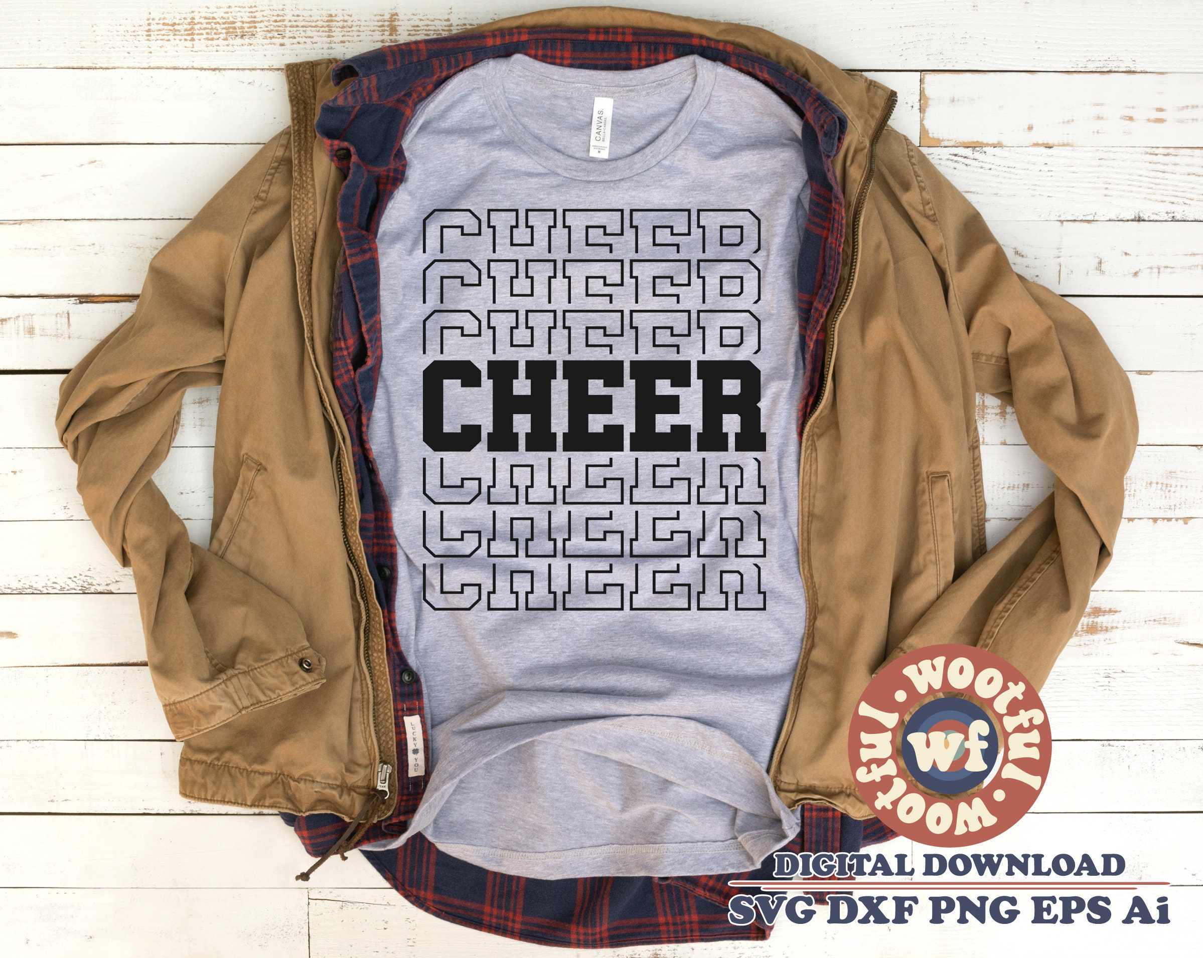 Cheer Svg, Cheerleading Svg, Cheer Mom Svg, Cheer Fan Svg, Stacked ...