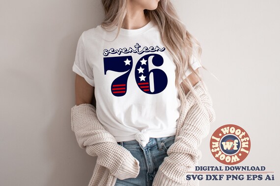 Seventeen 76 Svg 1776 Svg America Svg Patriotic Svg 4th of | Etsy