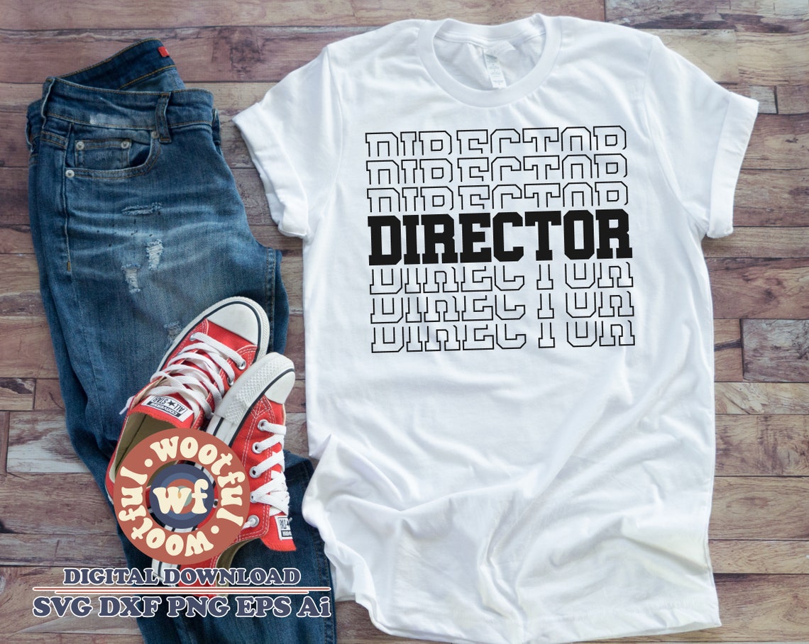 Director Svg, Stacked Svg, School Director Svg, Back to School Svg ...