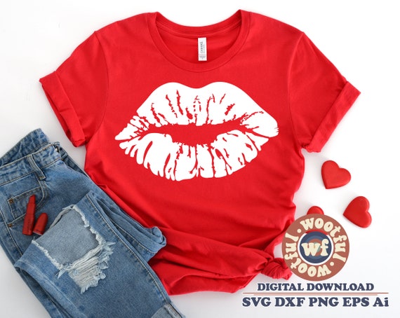 Kus svg Lippen svg Liefde svg Valentijnsdag svg Wees van - Etsy België