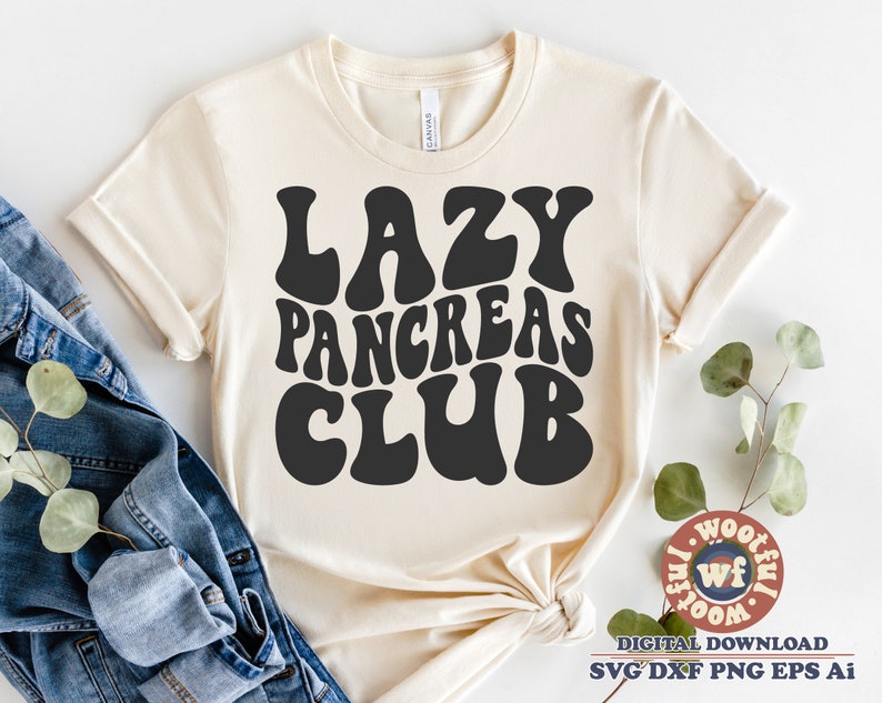Lazy Pancreas Club Svg Diabetic Svg Insulin-dependent Svg - Etsy