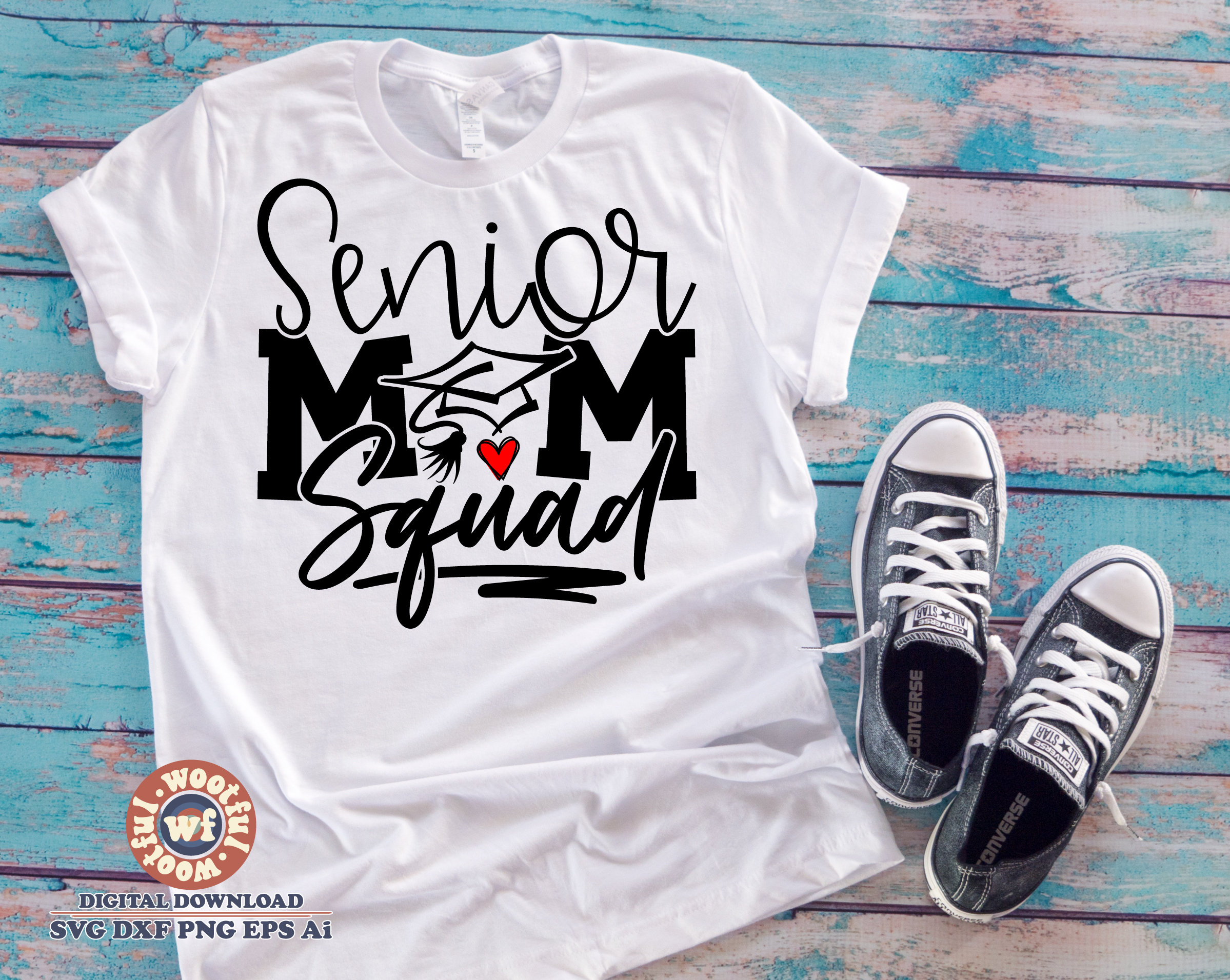 Senior Mom Squad Svg Graduation Svg Back to School Svg | Etsy