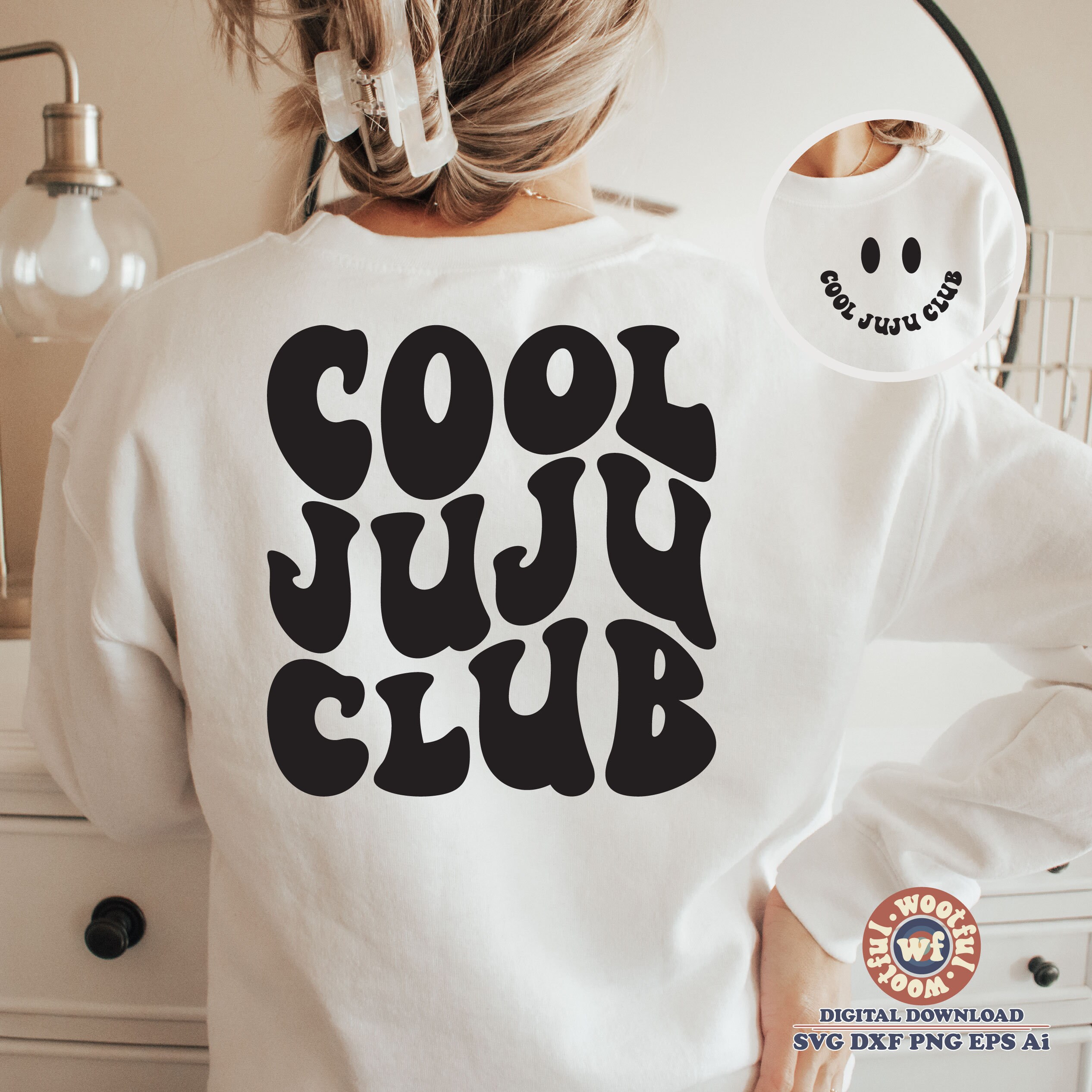 Cool Juju Club Svg, Juju Svg, Grandma Svg, Grammy Life Svg, Grandmother ...