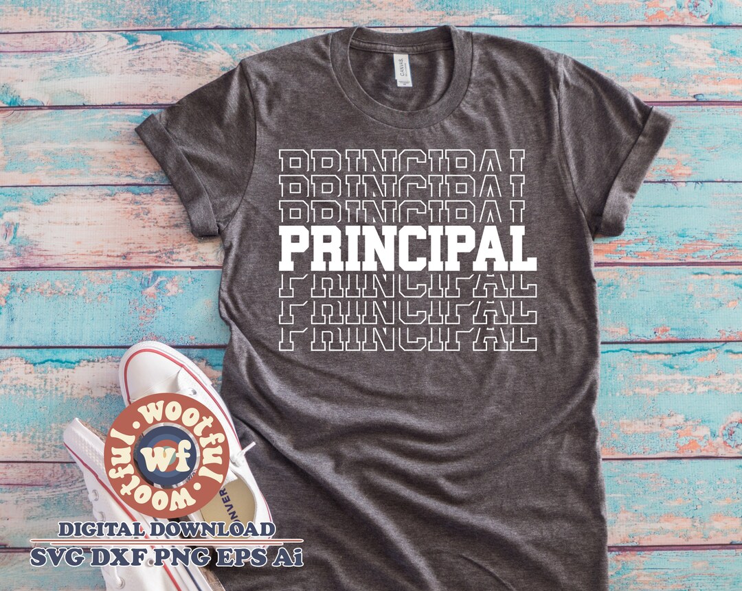 Principal Svg, Stacked Svg, School Principal Svg, Back to School Svg ...