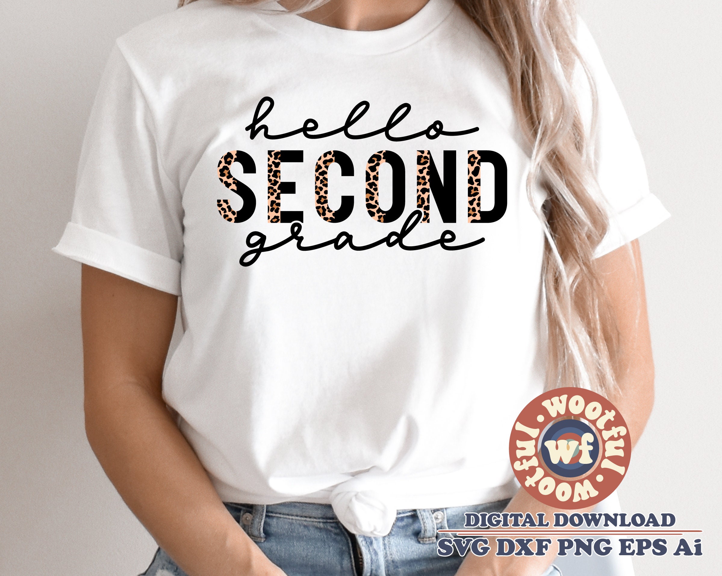 Hola Segundo Grado svg 2do Grado svg Regreso a la Escuela | Etsy