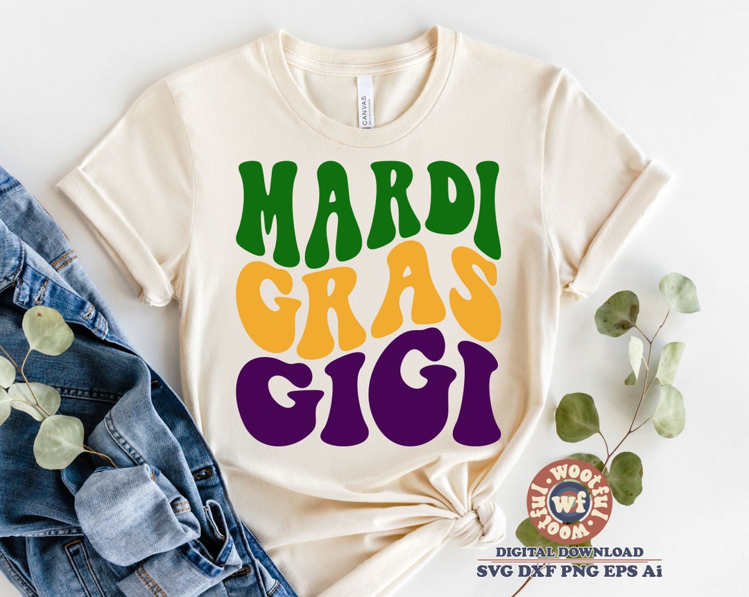 Mardi Gras Gigi Svg, Fat Tuesday Svg, Grandma Svg, Mardi Gras Carnival ...