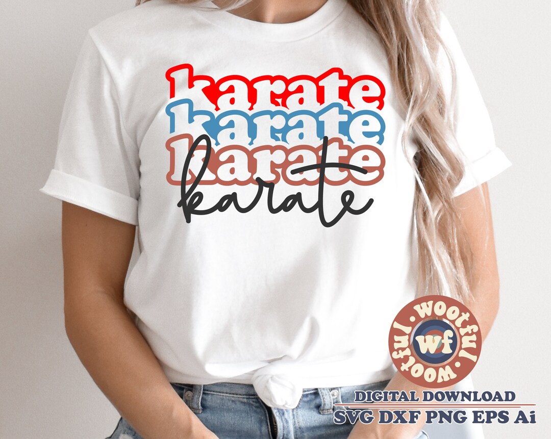 Karate Svg, Karate Fan Svg, Stacked Svg, Karate Mom Svg, Sports Svg ...