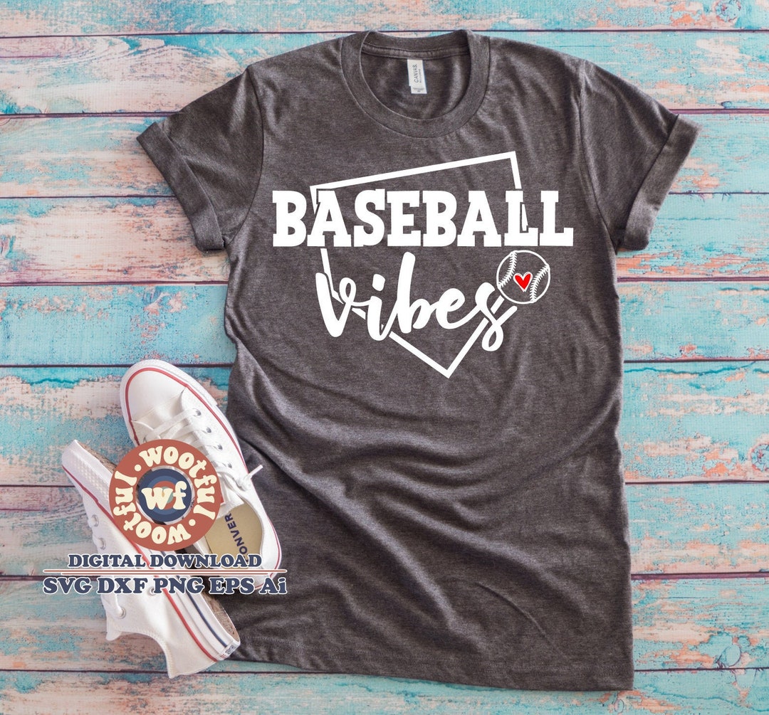 Baseball Vibes Svg, Baseball Fan Svg, Baseball Svg, Baseball Mom Svg ...