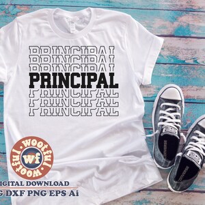 Principal Svg, Stacked Svg, School Principal Svg, Back to School Svg ...