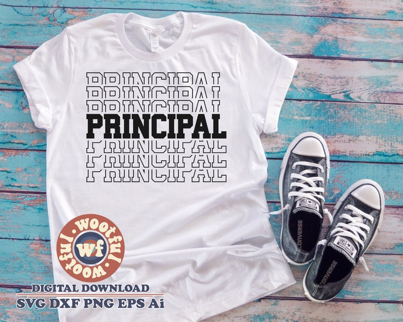 Principal Svg, Stacked Svg, School Principal Svg, Back to School Svg ...