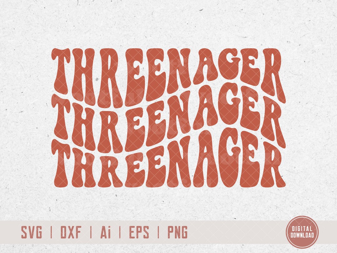 Threenager Svg, Three Svg, Boys Birthday Svg, I Am 3 Svg, 3rd Birthday ...