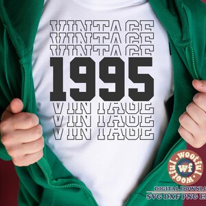 Vintage 1995 Svg, Mens Birthday Svg, Happy Birthday Svg, It's My ...
