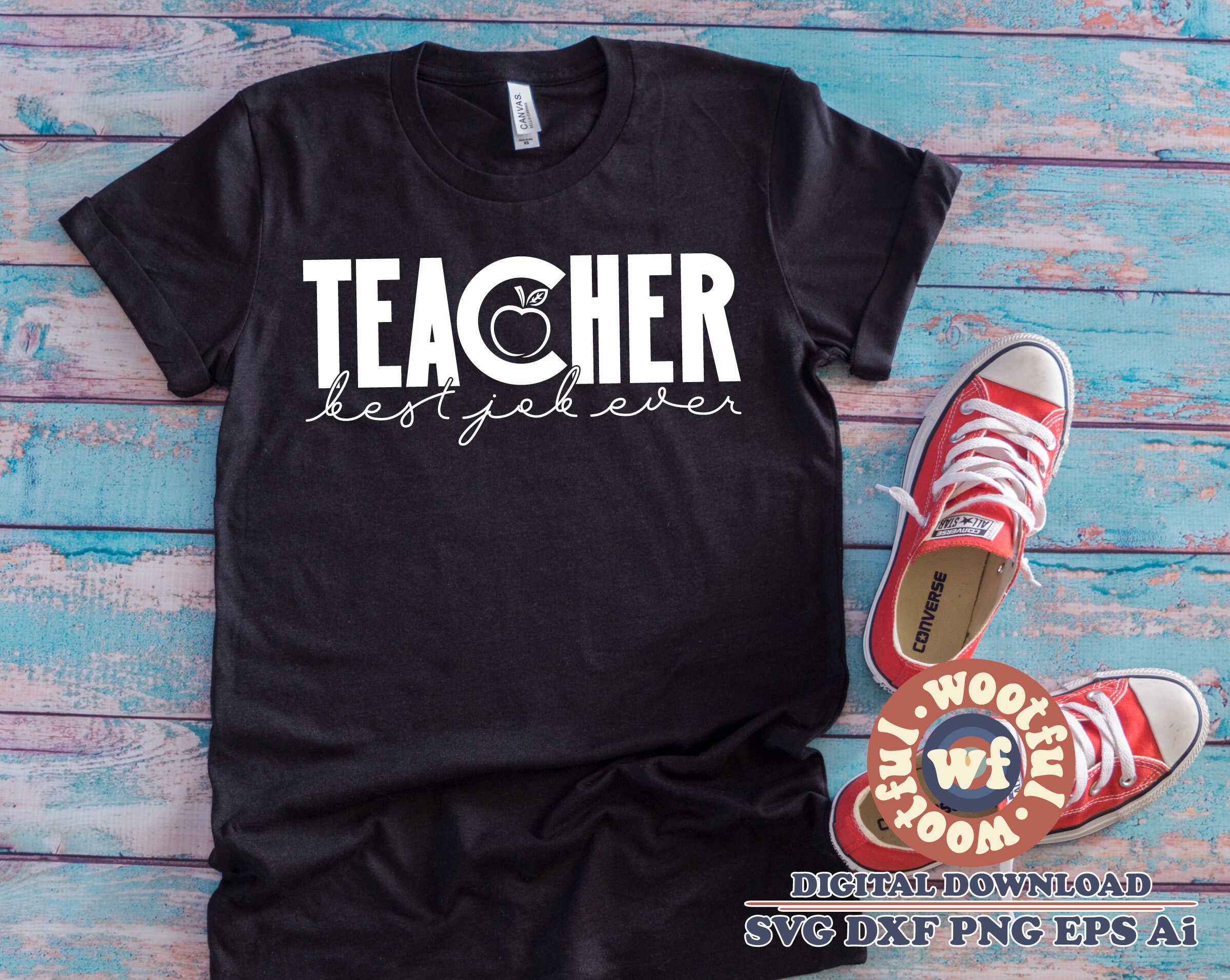 Teacher Best Job Ever Svg, Educator Svg, Back to School Svg, Teacher ...
