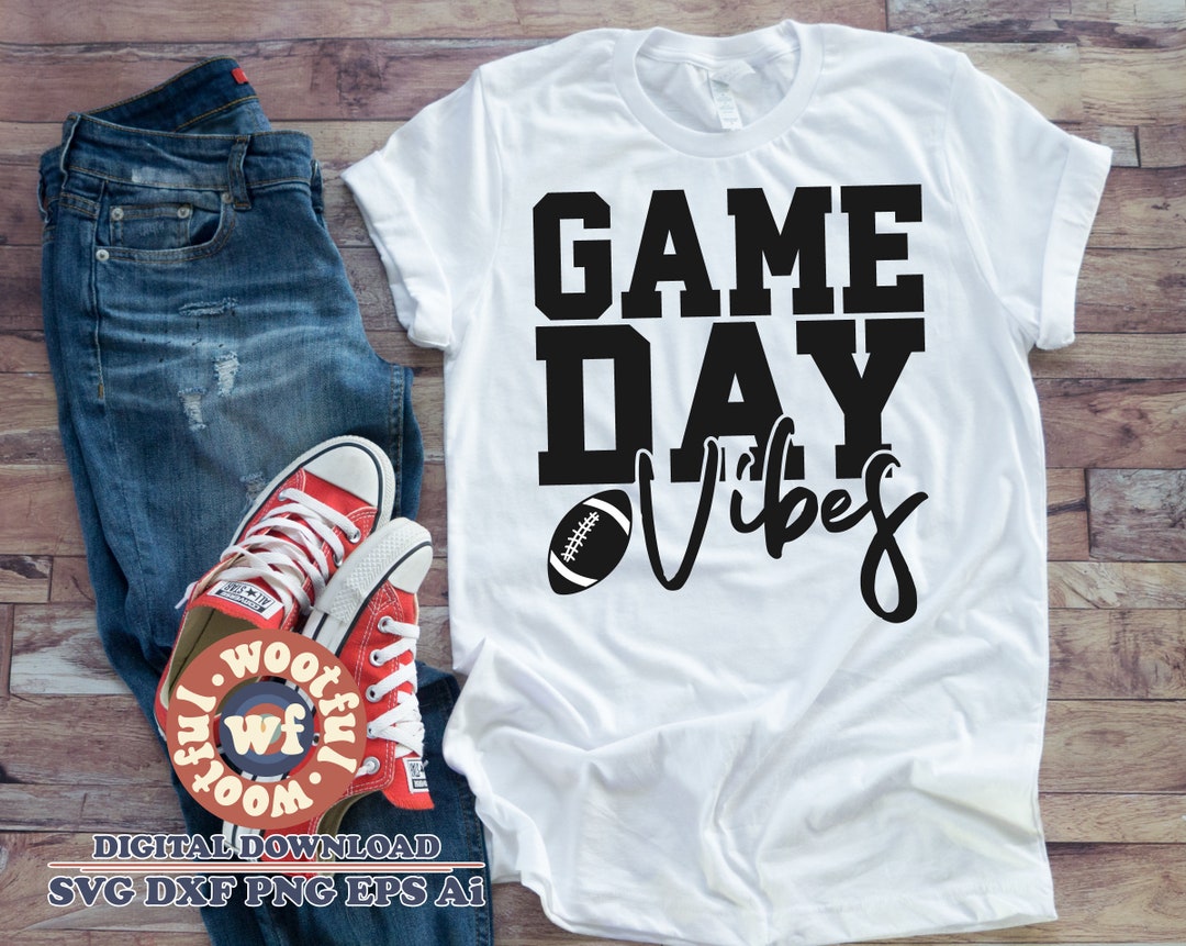 Gameday Vibes Svg, Football Vibes Svg, Football Fan Svg, Football Mom ...