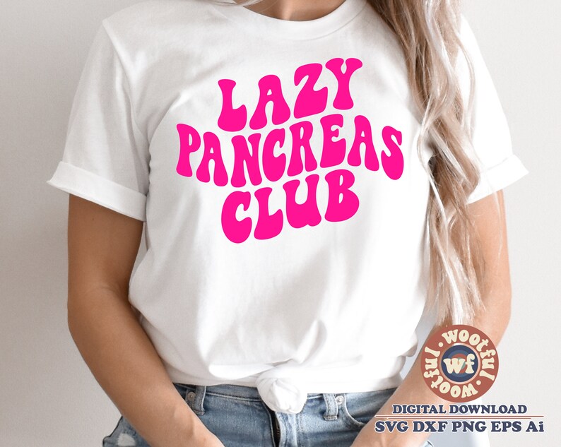 Lazy Pancreas Club Svg Diabetic Svg Insulin-dependent Svg - Etsy