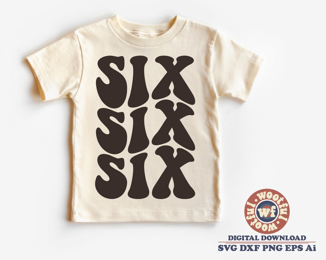 Six Svg, Boys Birthday Svg, Girls Birthday Svg, I Am 6 Svg, 6th ...
