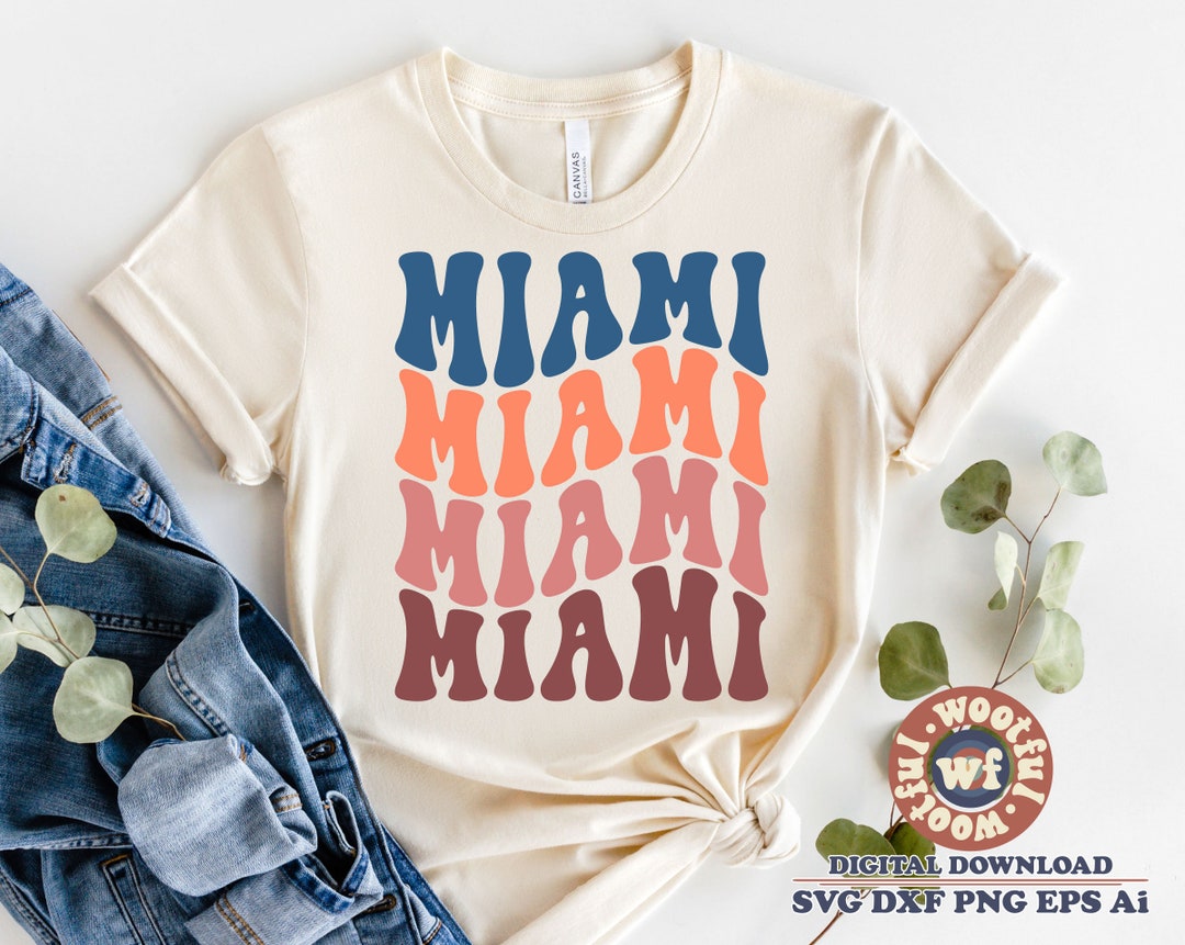 Miami Svg, Florida State Svg, USA Svg, Patriotic Svg, America Svg, Boho ...