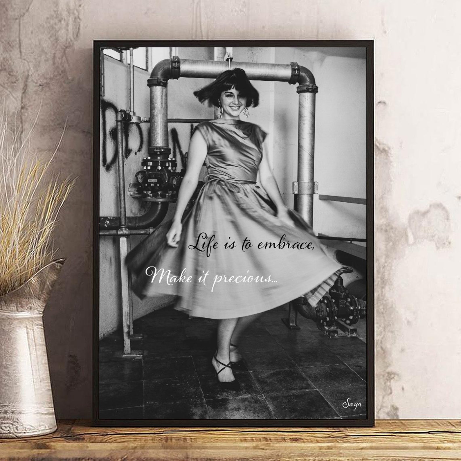 Boujee Life Quote Photography Wall Art Printable Poster - Etsy