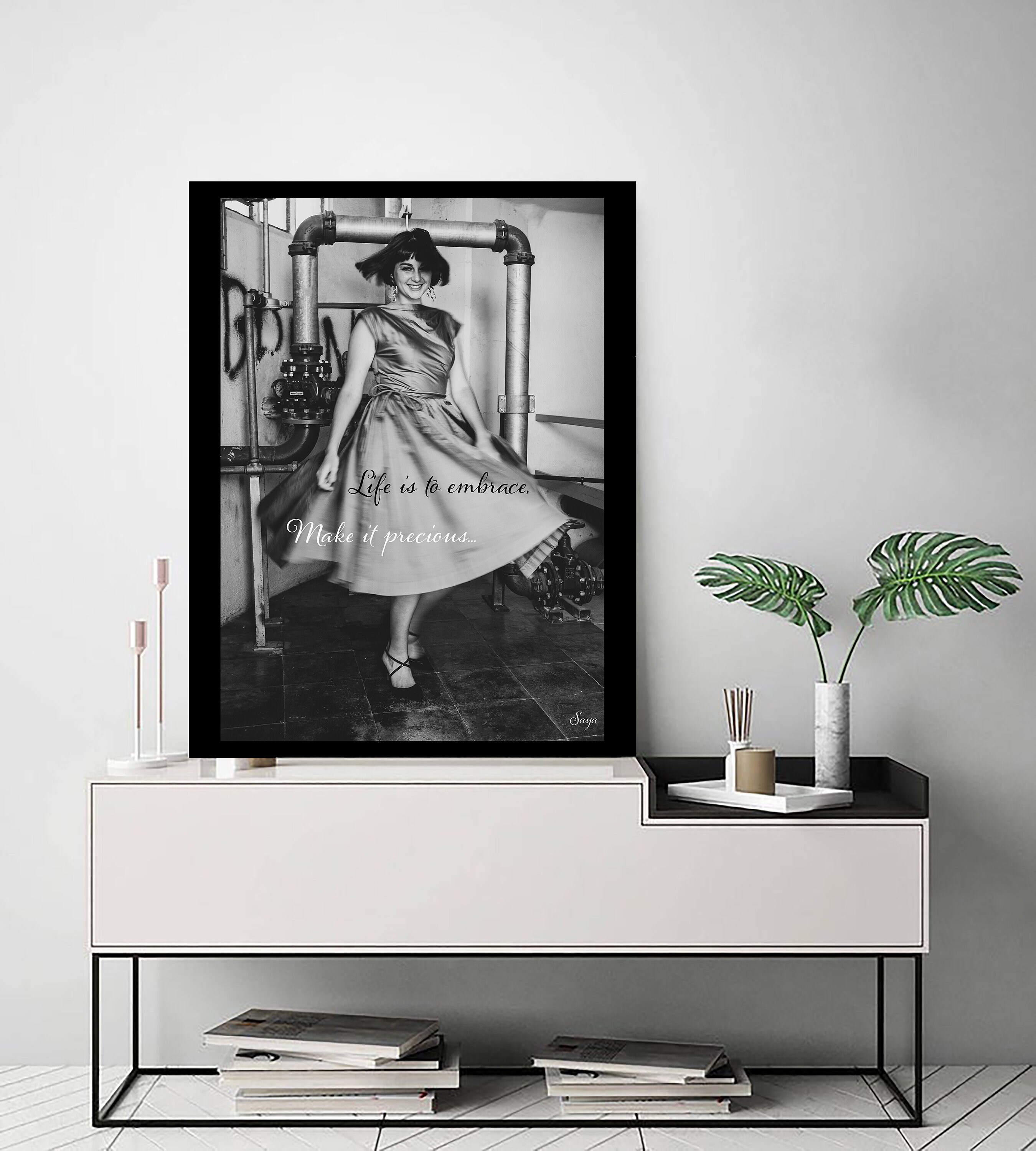 Boujee Life Quote Photography Wall Art Printable Poster - Etsy