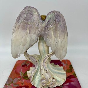 Angels of Healing Angel Figurine With Crystal and Real Feathers Number ...
