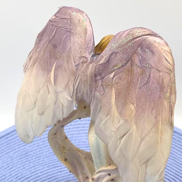 Angels of Healing Angel Figurine With Crystal and Real Feathers Number ...
