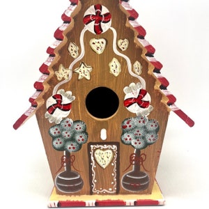 Whimsical Hand Painted Candy Themed Wooden Birdhouse - Etsy