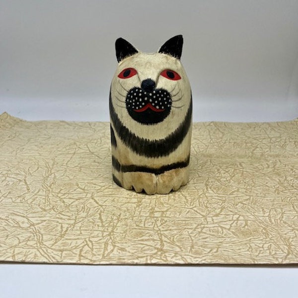 Hand Painted Cat - Etsy