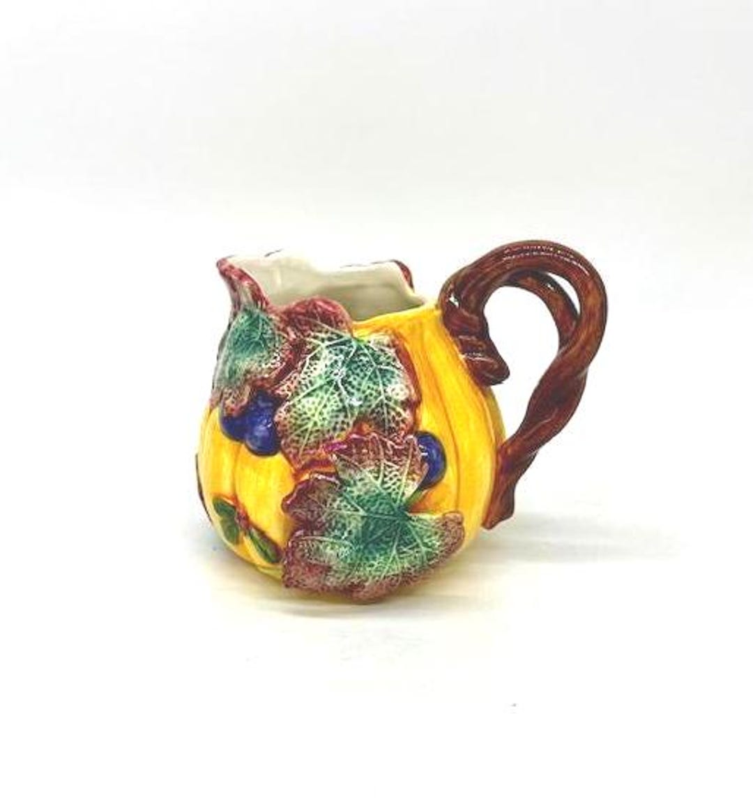 Vintage Fitz and Floyd Autumn Leaves Ceramic Creamer - Etsy