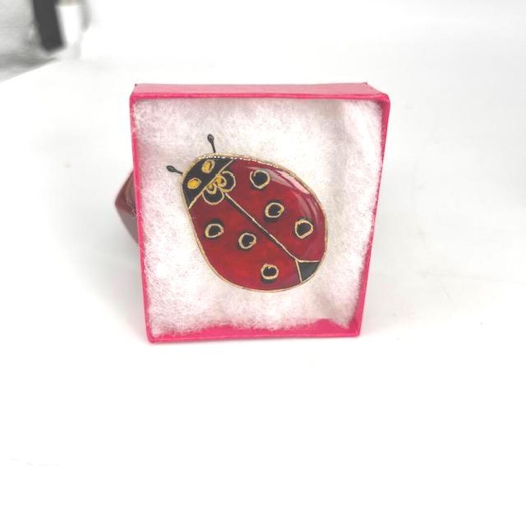Whimsical Vintage Mary Tuttle Designed and Handmade Ladybug Brooch - Etsy