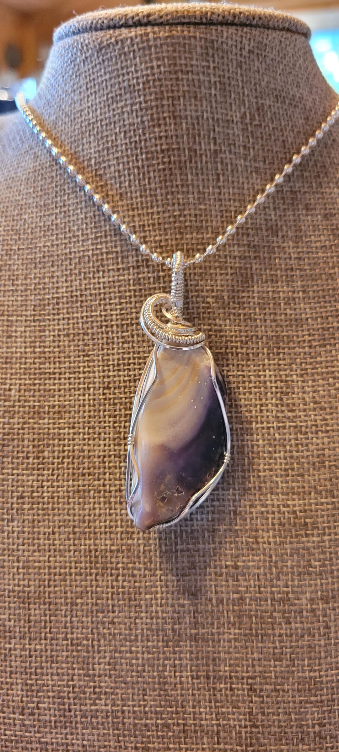 Authentic Maine Wampum (shell) Pendant - Etsy