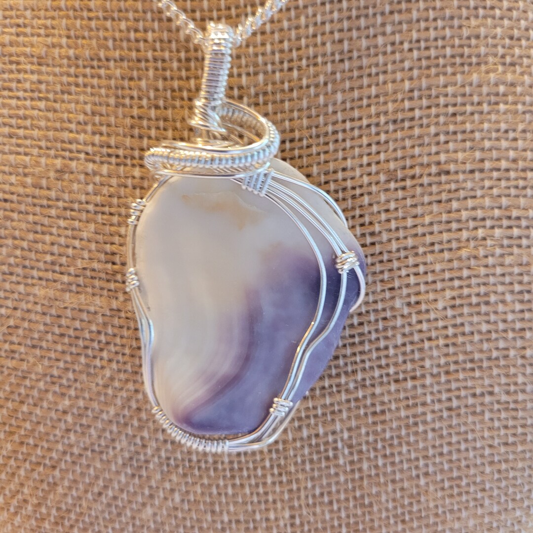 Genuine Maine Wampum (shell) Pendant - Etsy